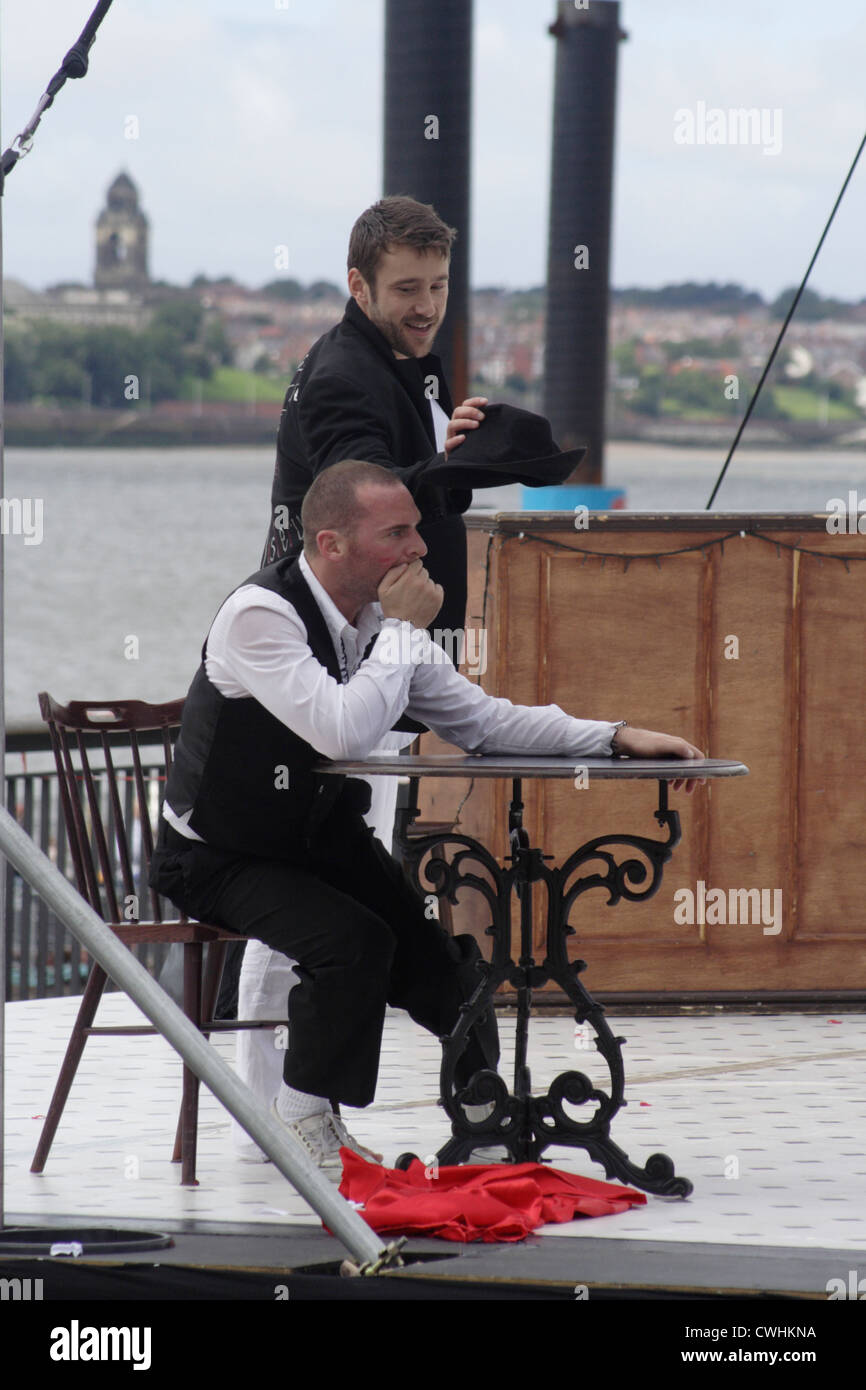 male comedy act Liverpool Stock Photo - Alamy