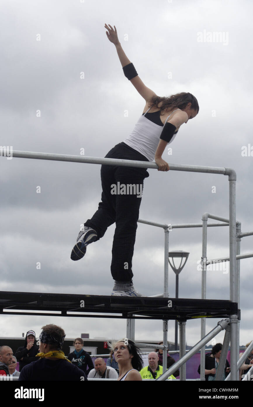 Level one parkour Stock Photo - Alamy