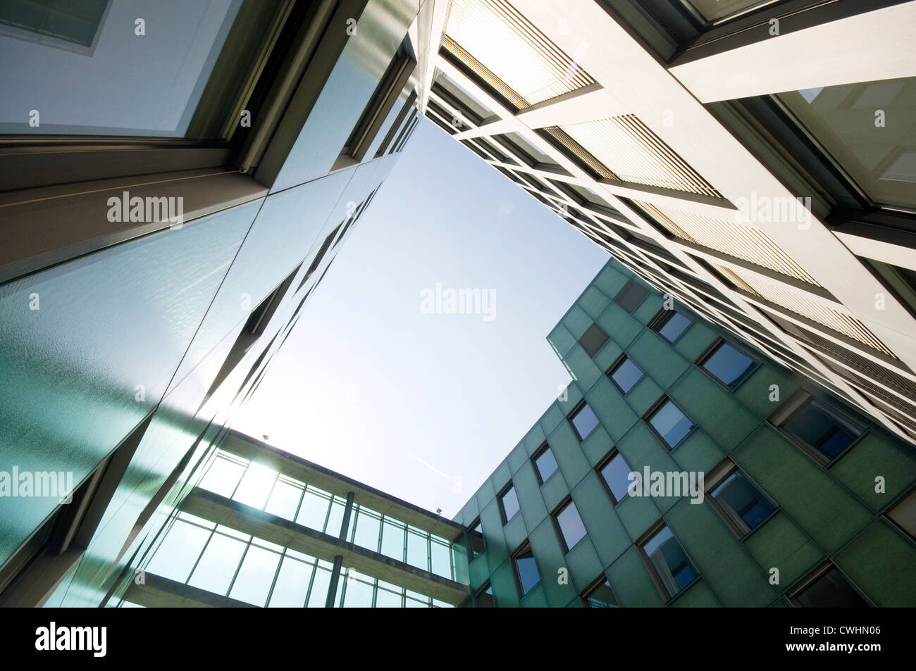 Courtyard Perspective Skyscraper High Resolution Stock Photography and ...