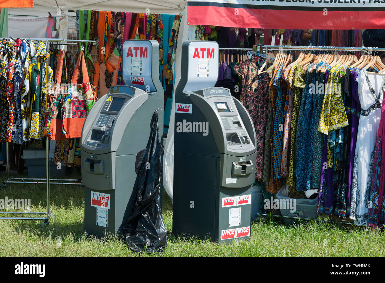 Shopping at the AfroPunk Festival in Commodore Barry Park in Brooklyn ...