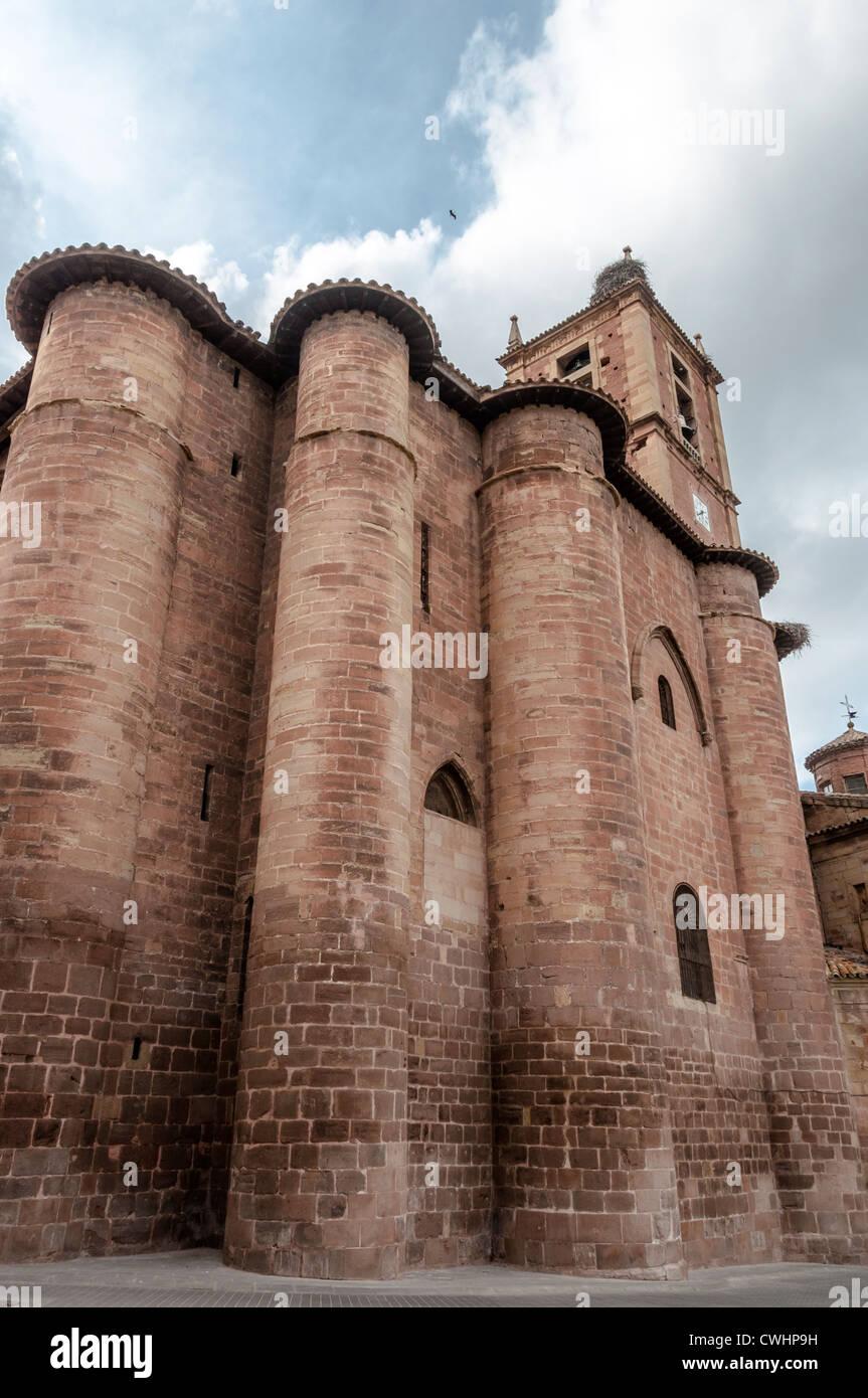 Santa María la Real Monastery. Nájera. La Rioja community. Spain Stock ...