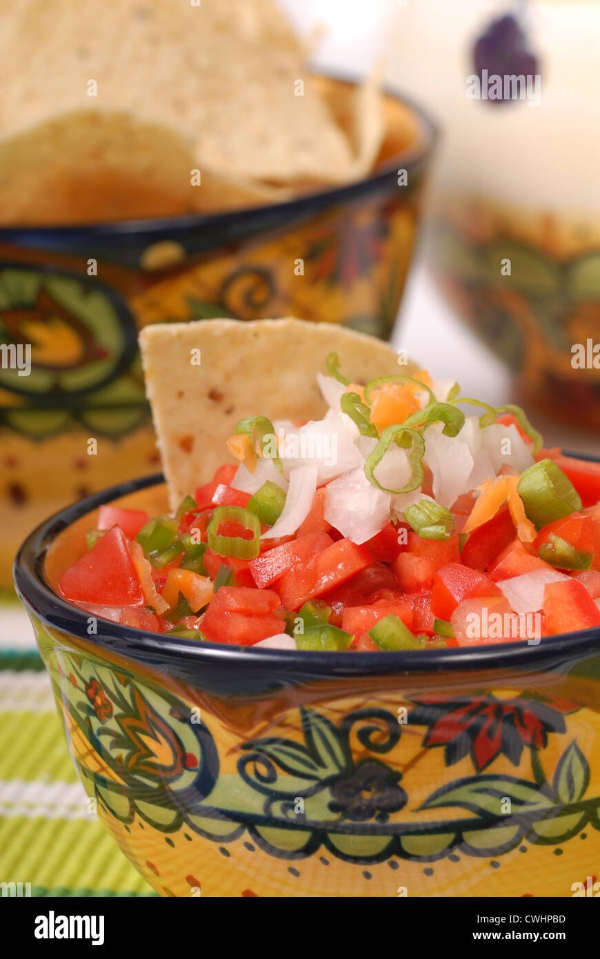 Tortilla chips and salsa hi-res stock photography and images - Alamy