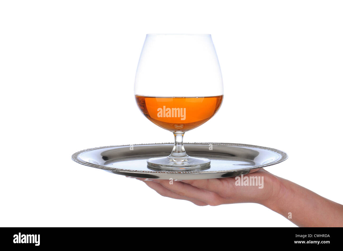 Hand held serving hi-res stock photography and images - Alamy