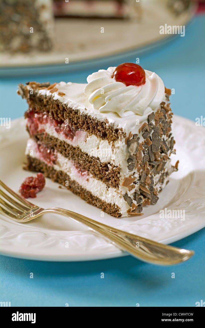 Schwarzwald cherry cream hi-res stock photography and images - Alamy