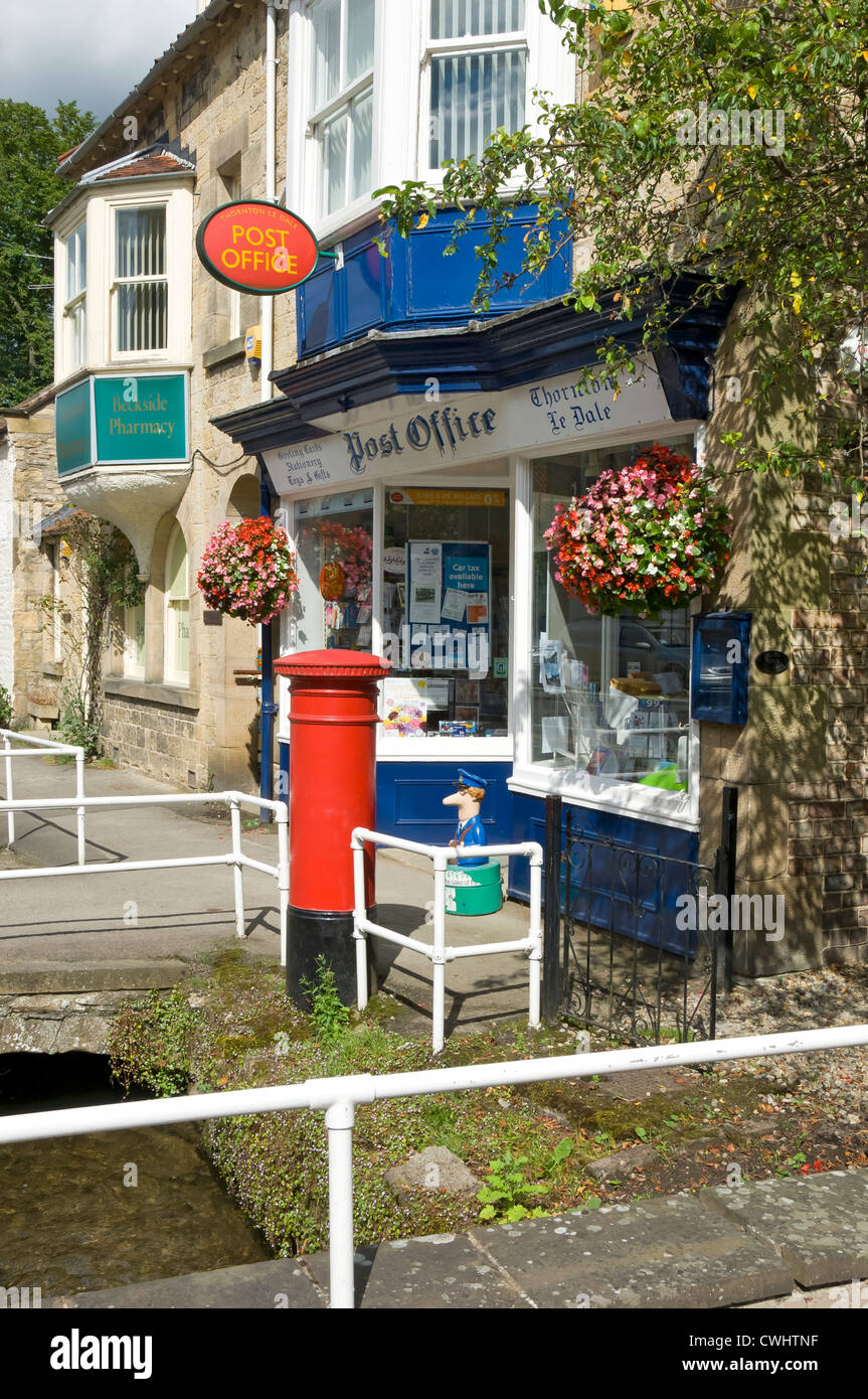 Village Post Office exterior in summer Thornton le Dale North Yorkshire ...