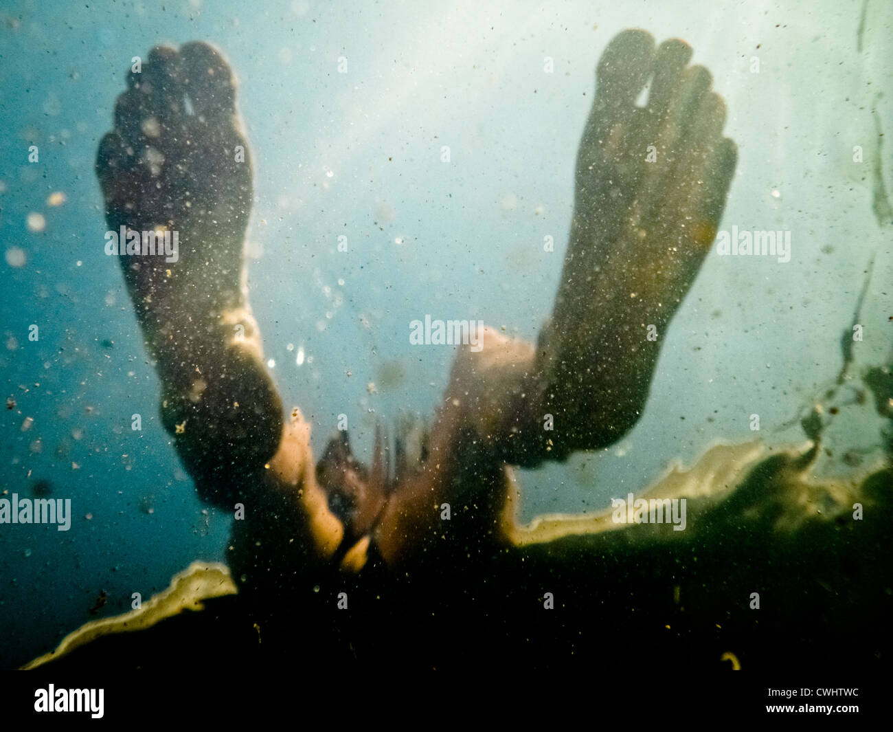 Man Under Foot High Resolution Stock Photography and Images - Alamy