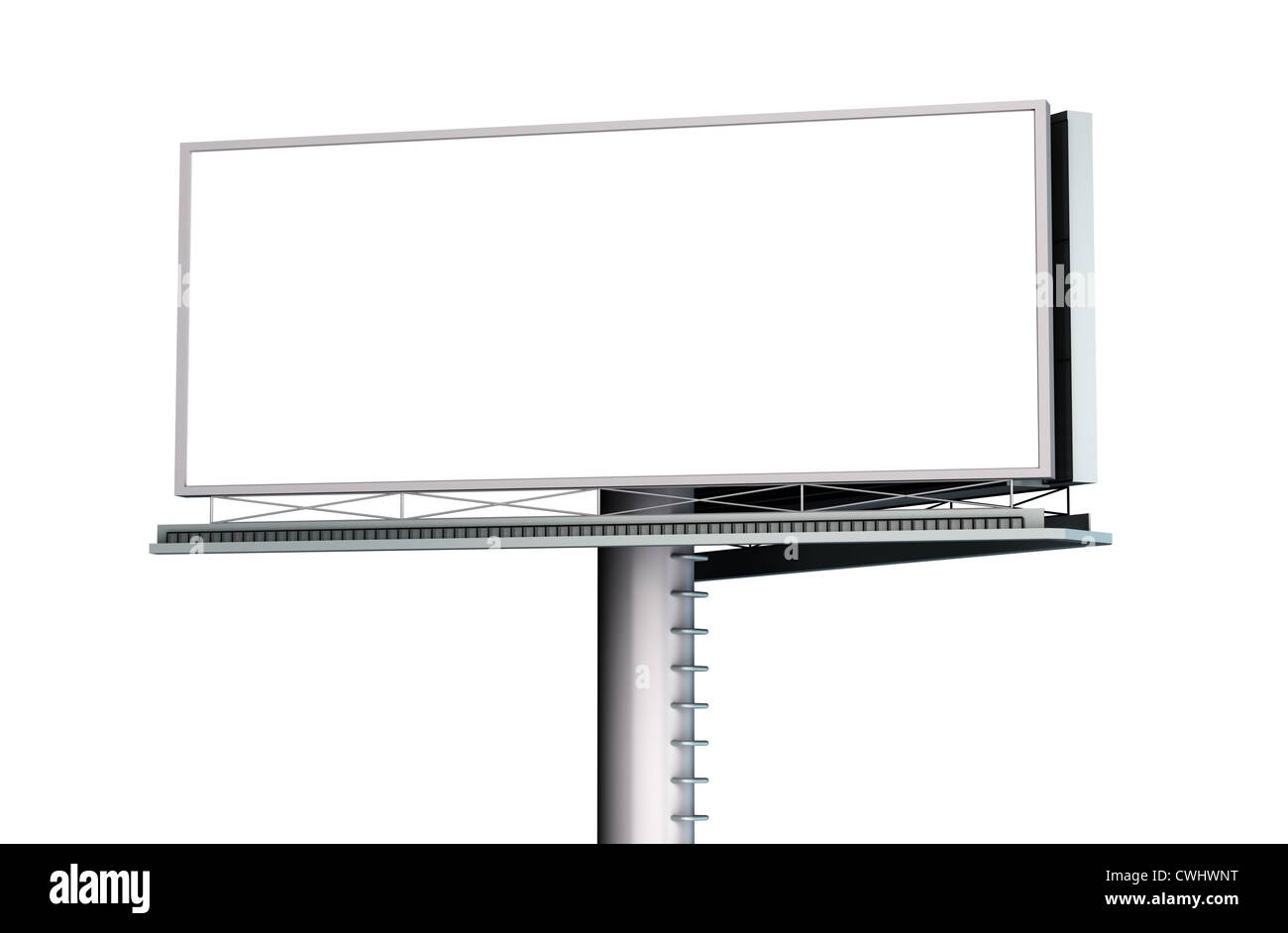 Billboard with empty screen Stock Photo - Alamy
