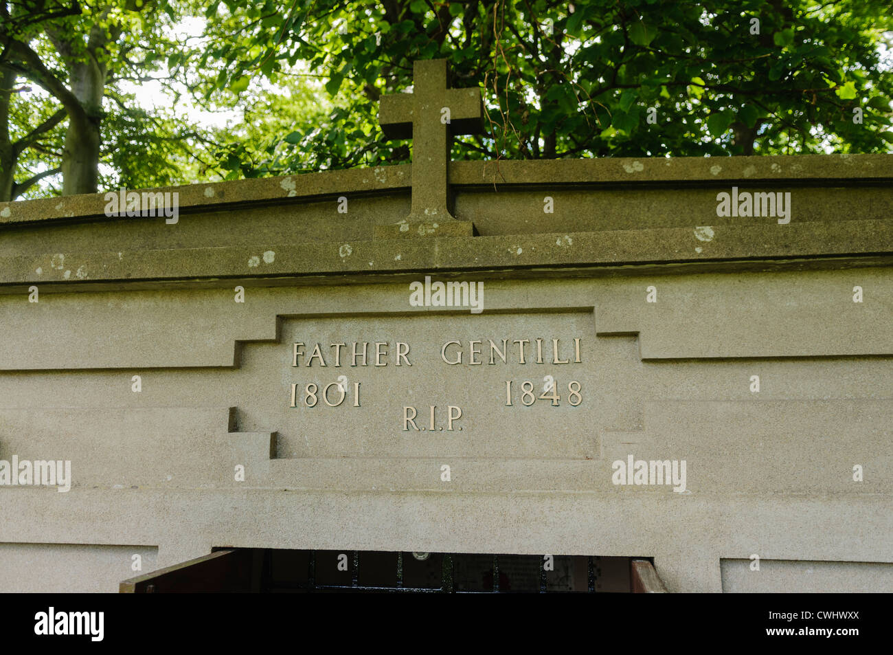 Tomb of Father Aloysius Gentili (1801-1848 Stock Photo - Alamy