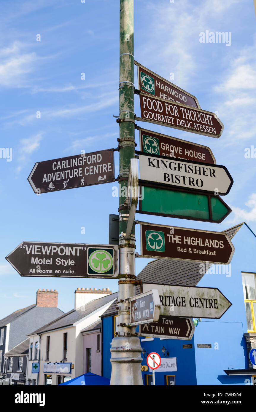 Signs carlingford hi-res stock photography and images - Alamy