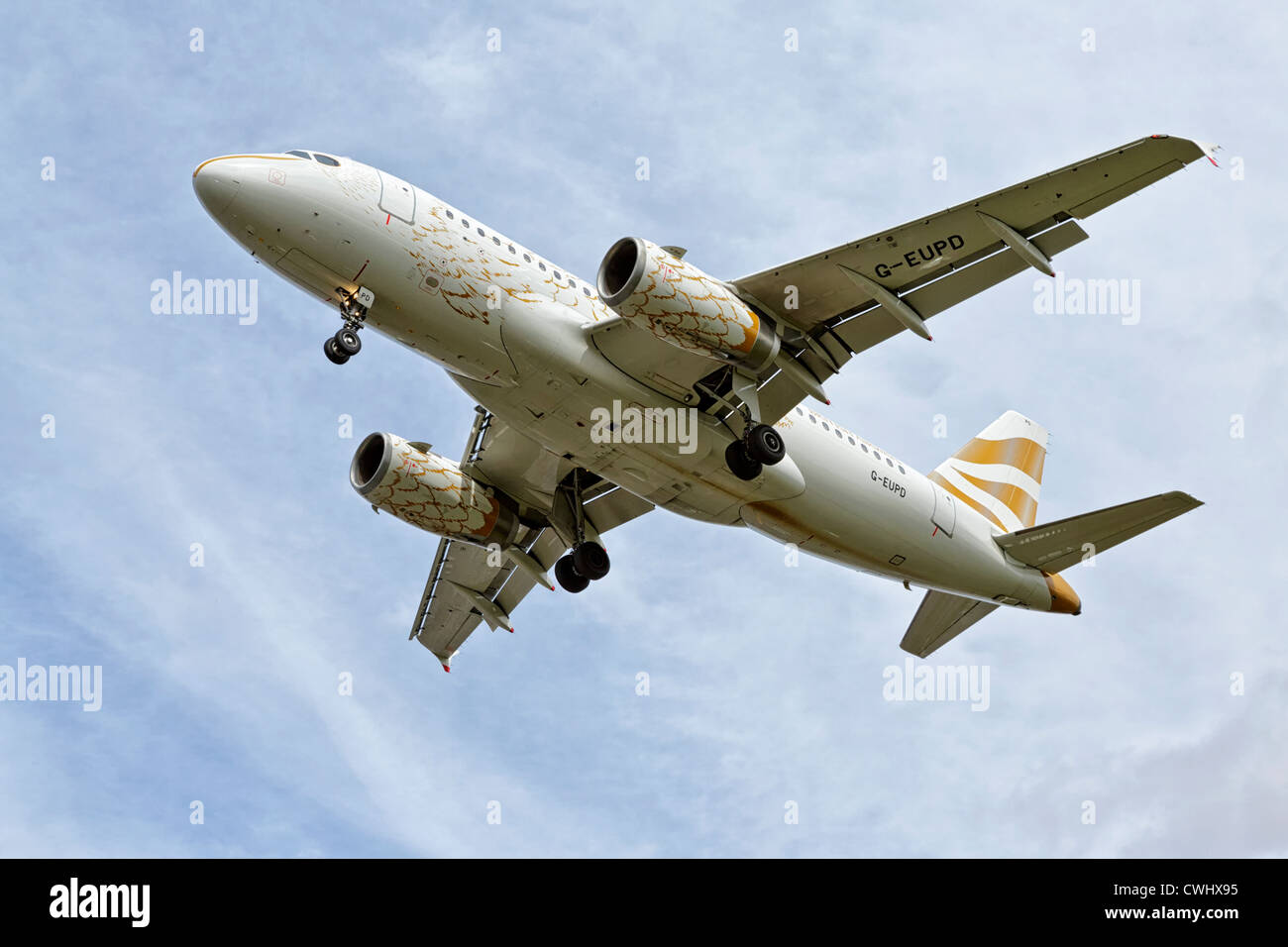An Airbus A320 of British Airway of final approach - special Olympic ...