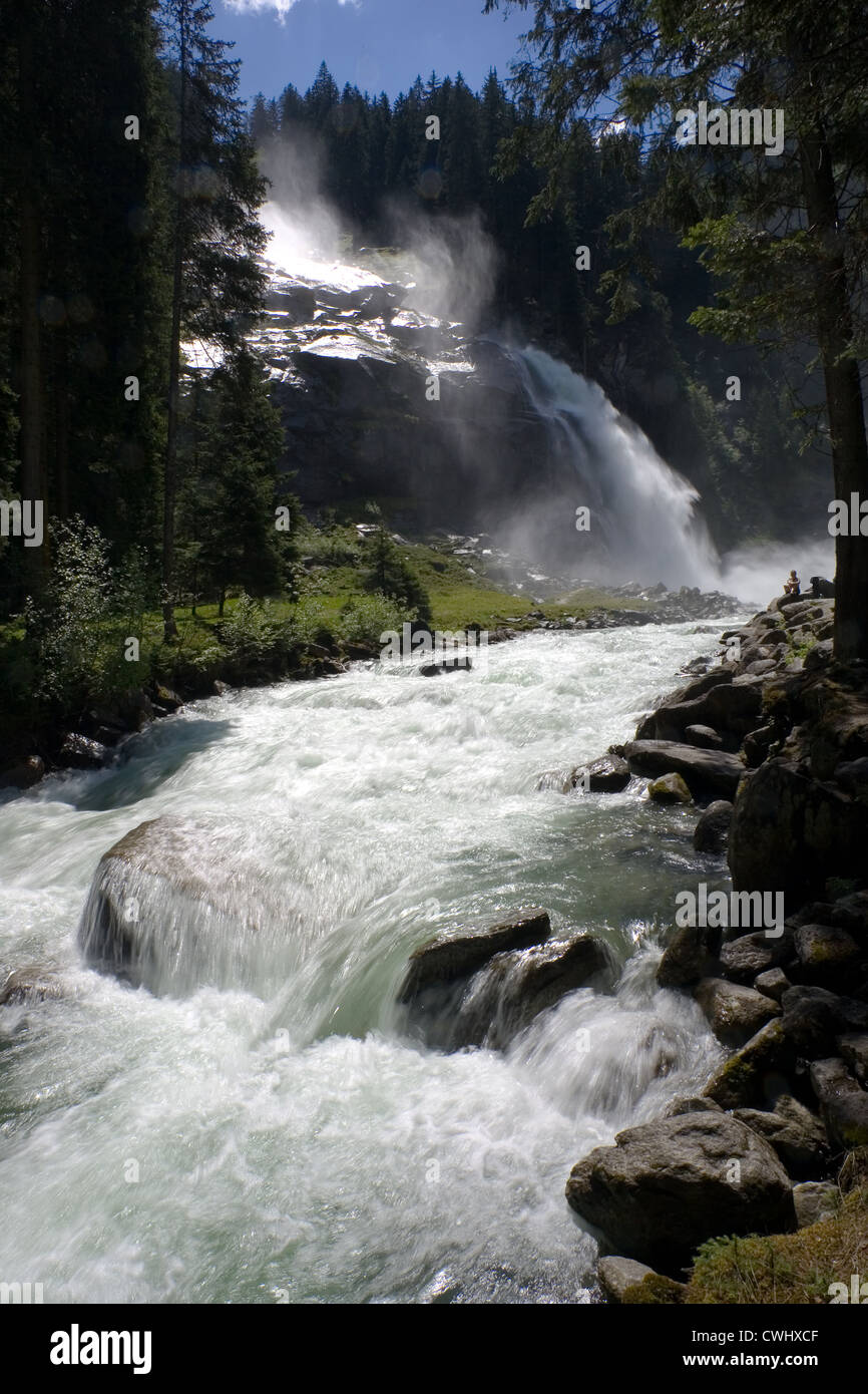 Krimml waterfall, Austria Stock Photo - Alamy
