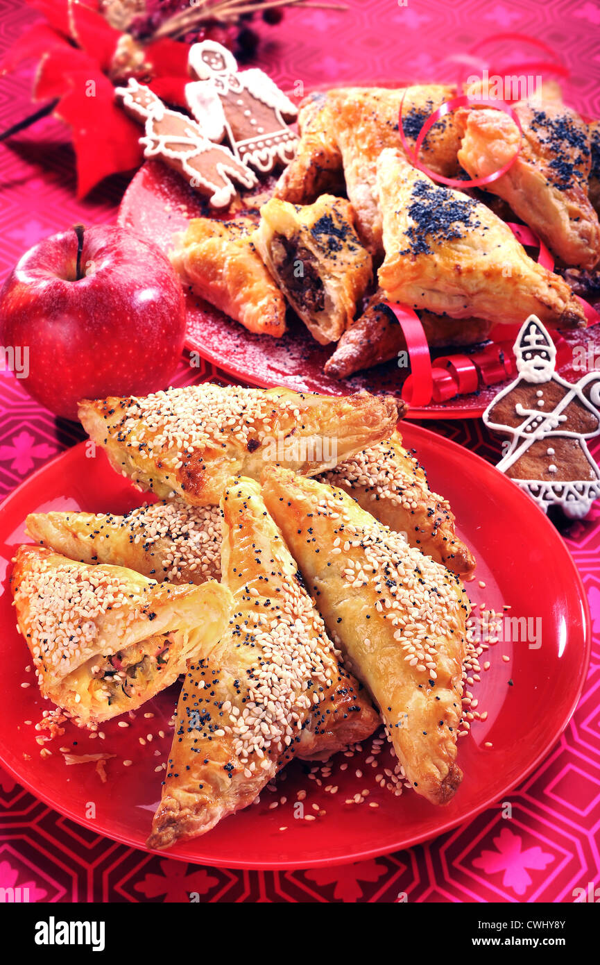 Pastry triangles hi-res stock photography and images - Alamy