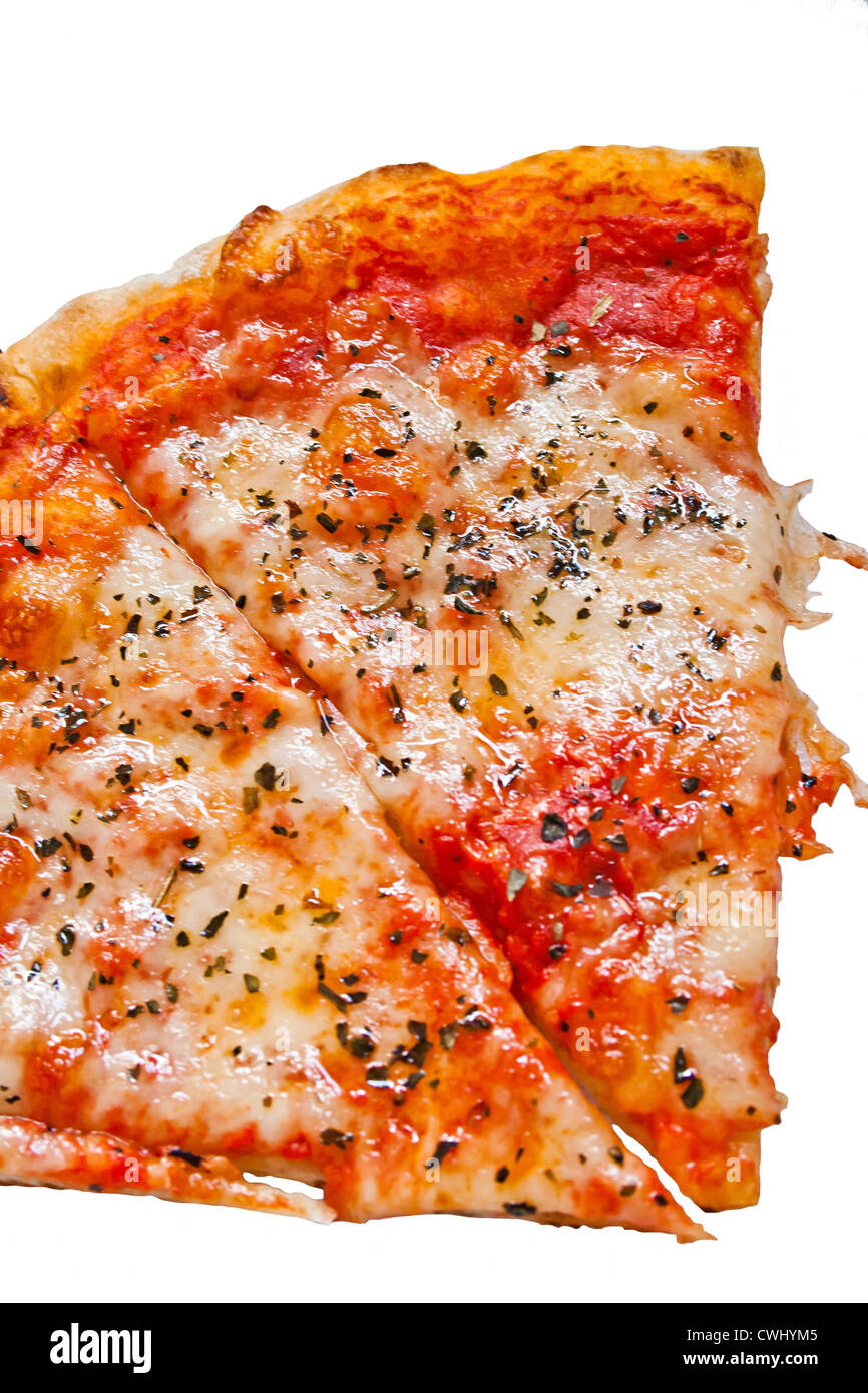 pizza with on white background Stock Photo - Alamy