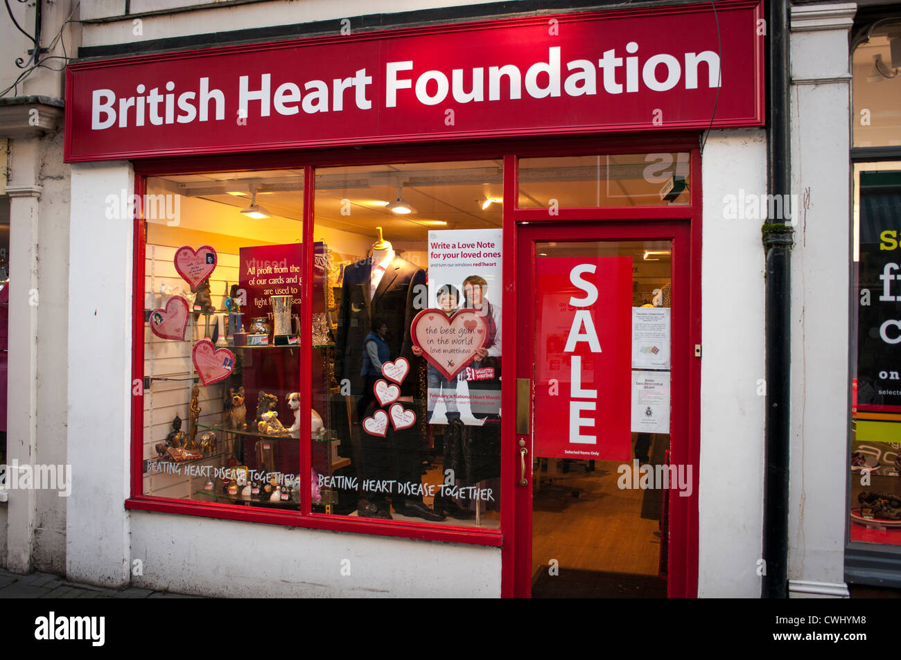 British heart foundation shop hi-res stock photography and images - Alamy