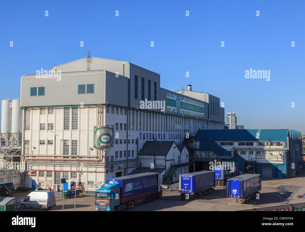 Tate & Lyle Plaistow factory where Lyle's Golden syrup is manufactured ...