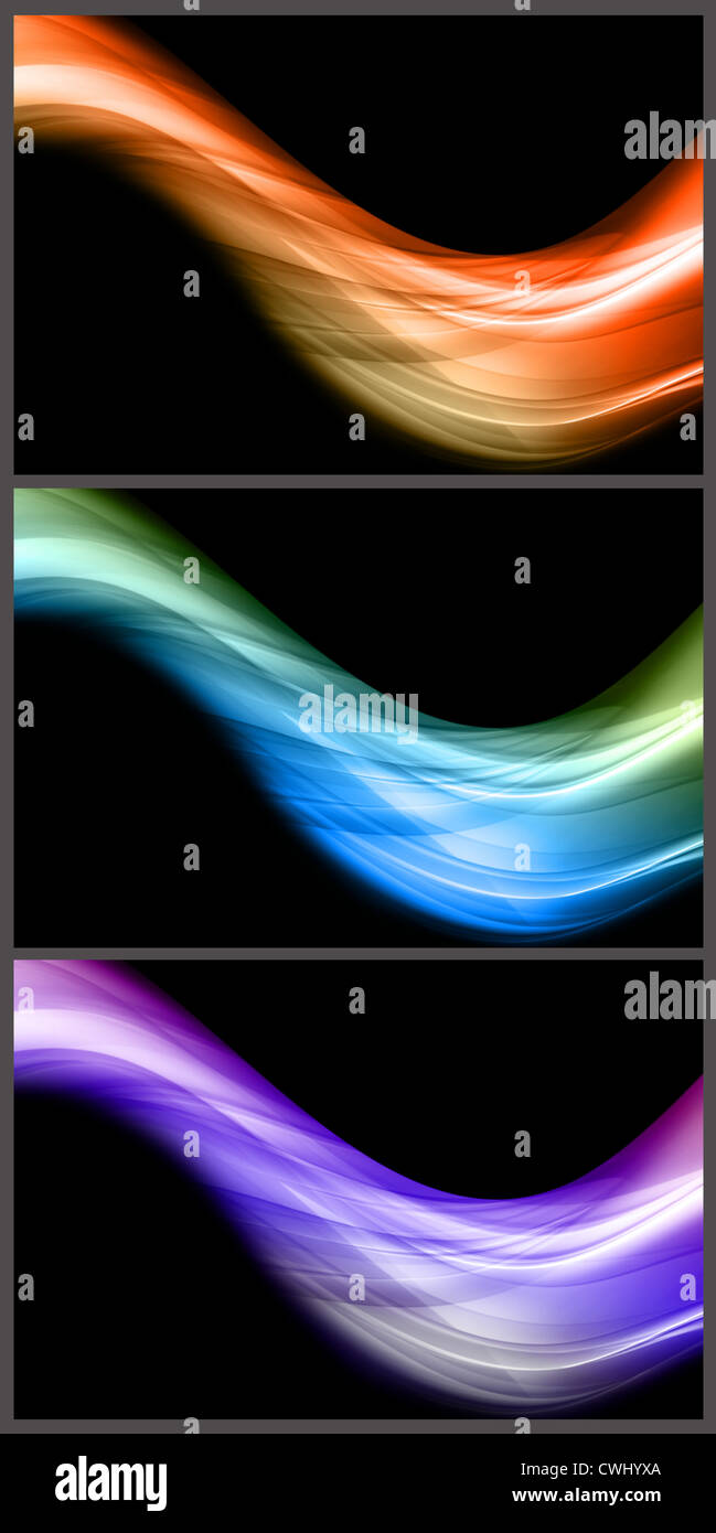 Wonderful set of abstract elegant background design Stock Photo - Alamy