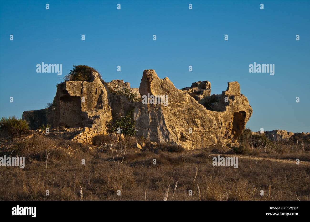 tombs of kings on cyprus Stock Photo - Alamy