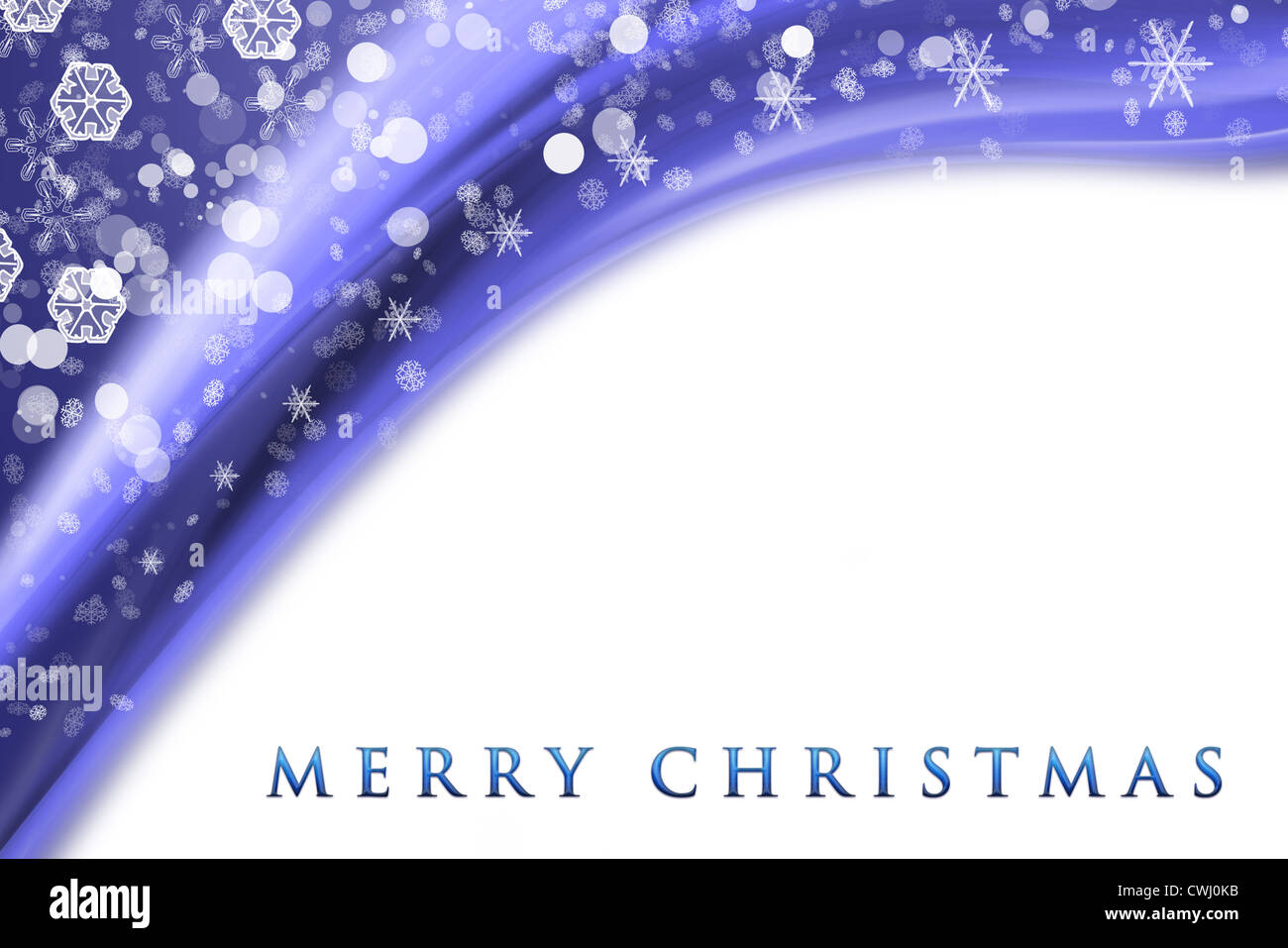 Fantastic Christmas wave design with snowflakes and space for your text ...
