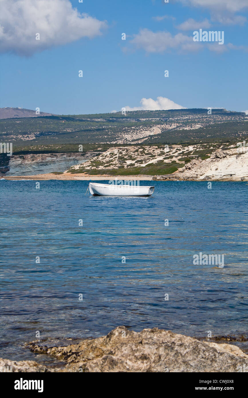 vacation white boats on water Stock Photo - Alamy