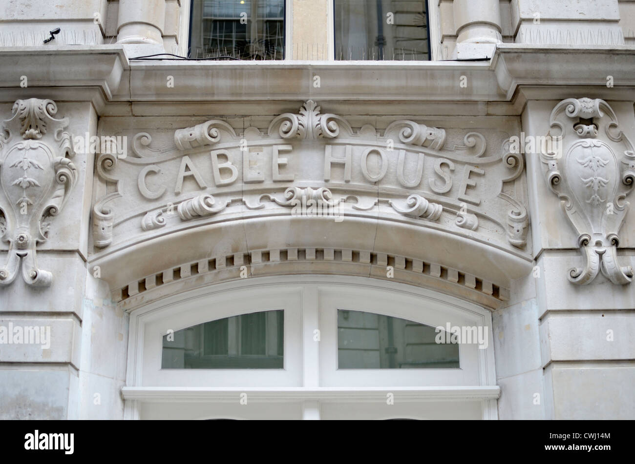 Cable House in New Broad Street, City of London, London, England Stock ...