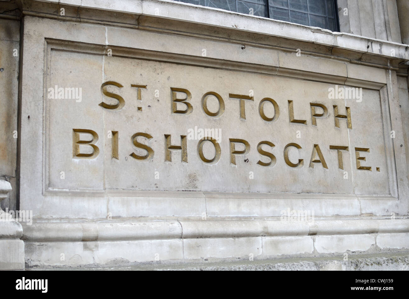 St Botolph Bishopsgate Church, City of London, London, England Stock ...