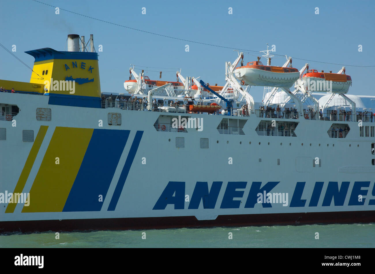 Ferry Kriti II at Venice Stock Photo - Alamy