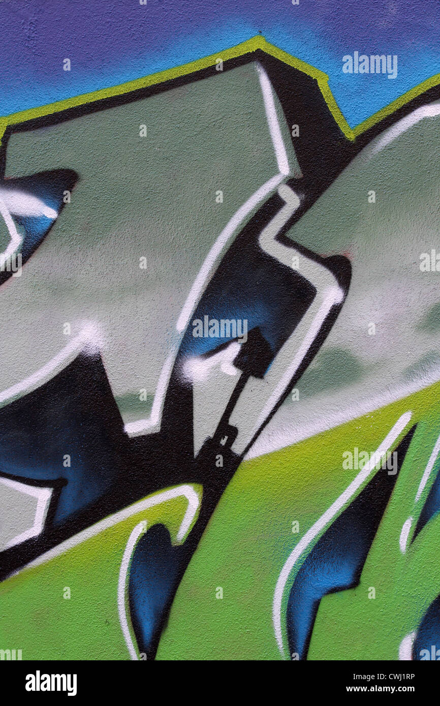 Shapes graffiti art hi-res stock photography and images - Alamy