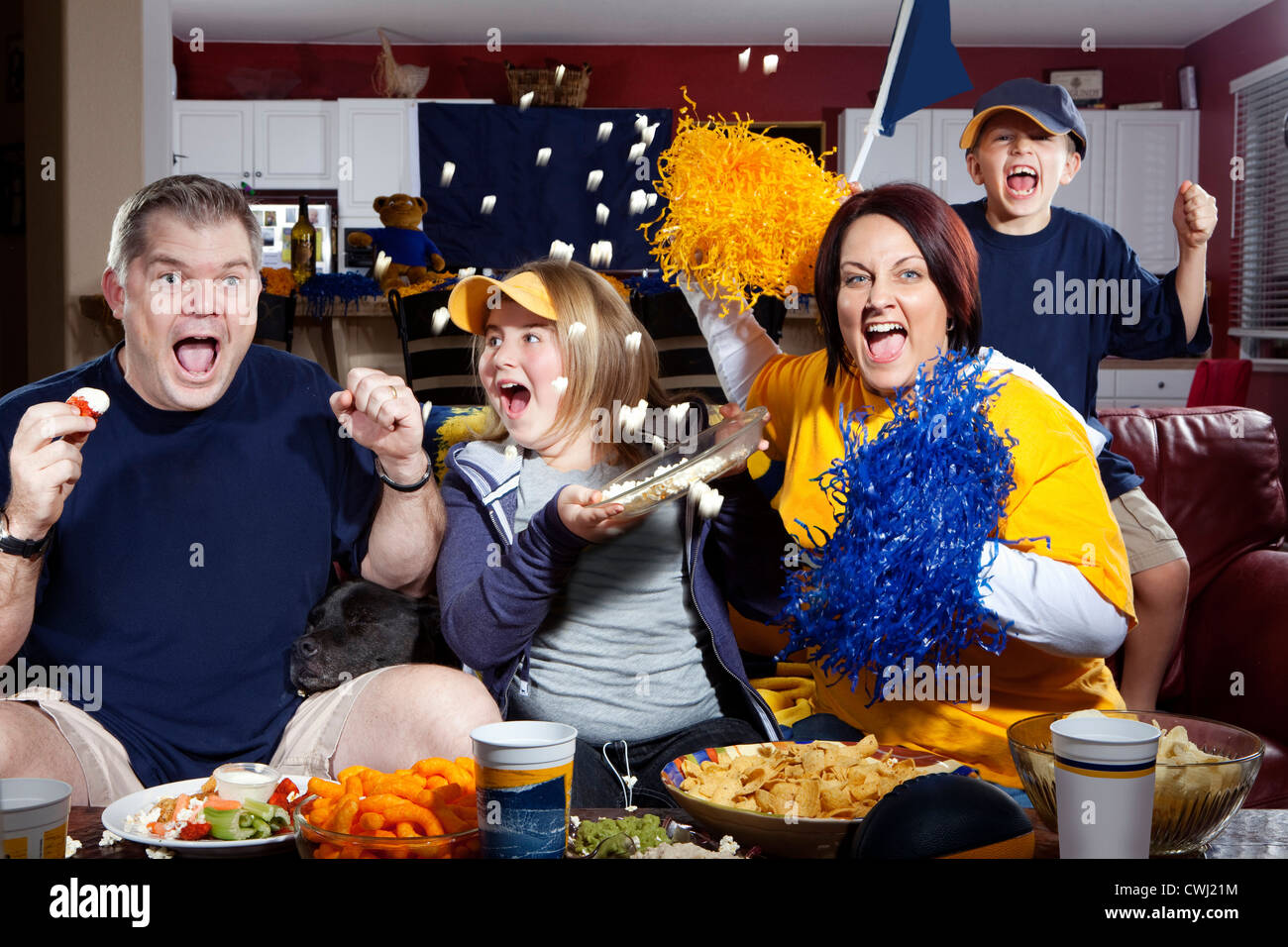 Children Cheering Sports High Resolution Stock Photography and Images ...