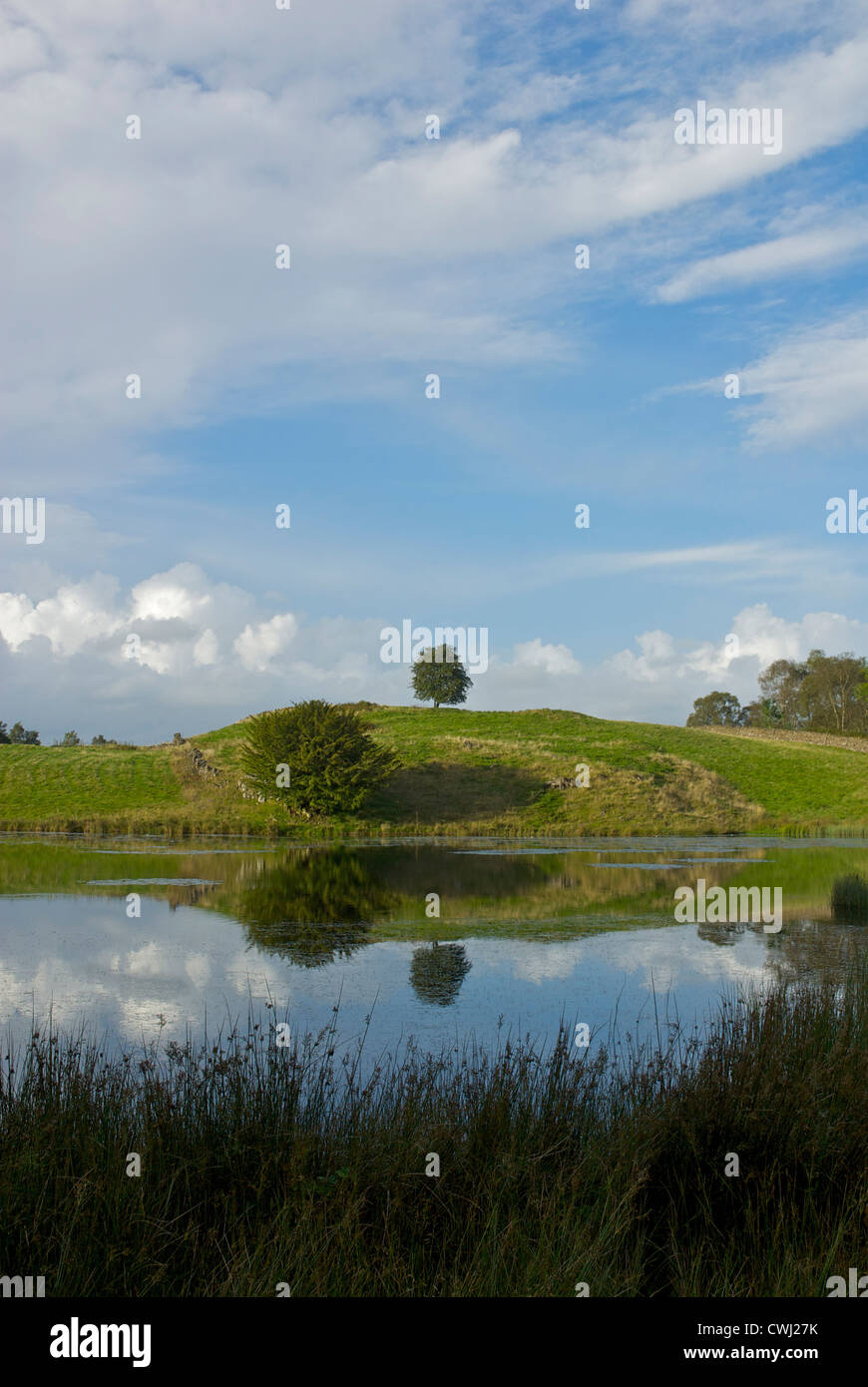Ghyll Head Reservoir, near Bowness, South Lakeland, Lake District ...