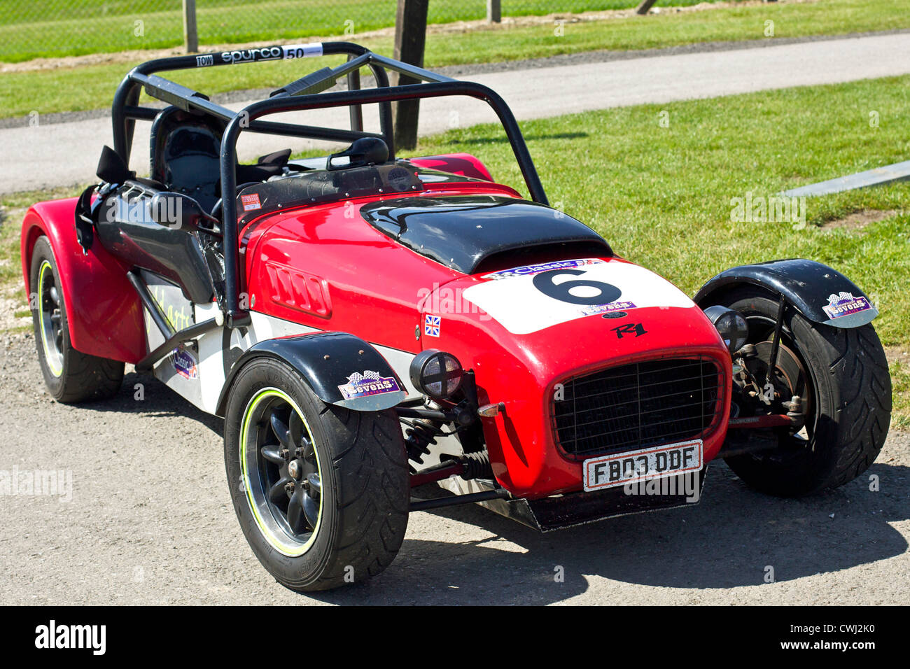 open top sports cars, Cadwell Park Lincolnshire Stock Photo - Alamy