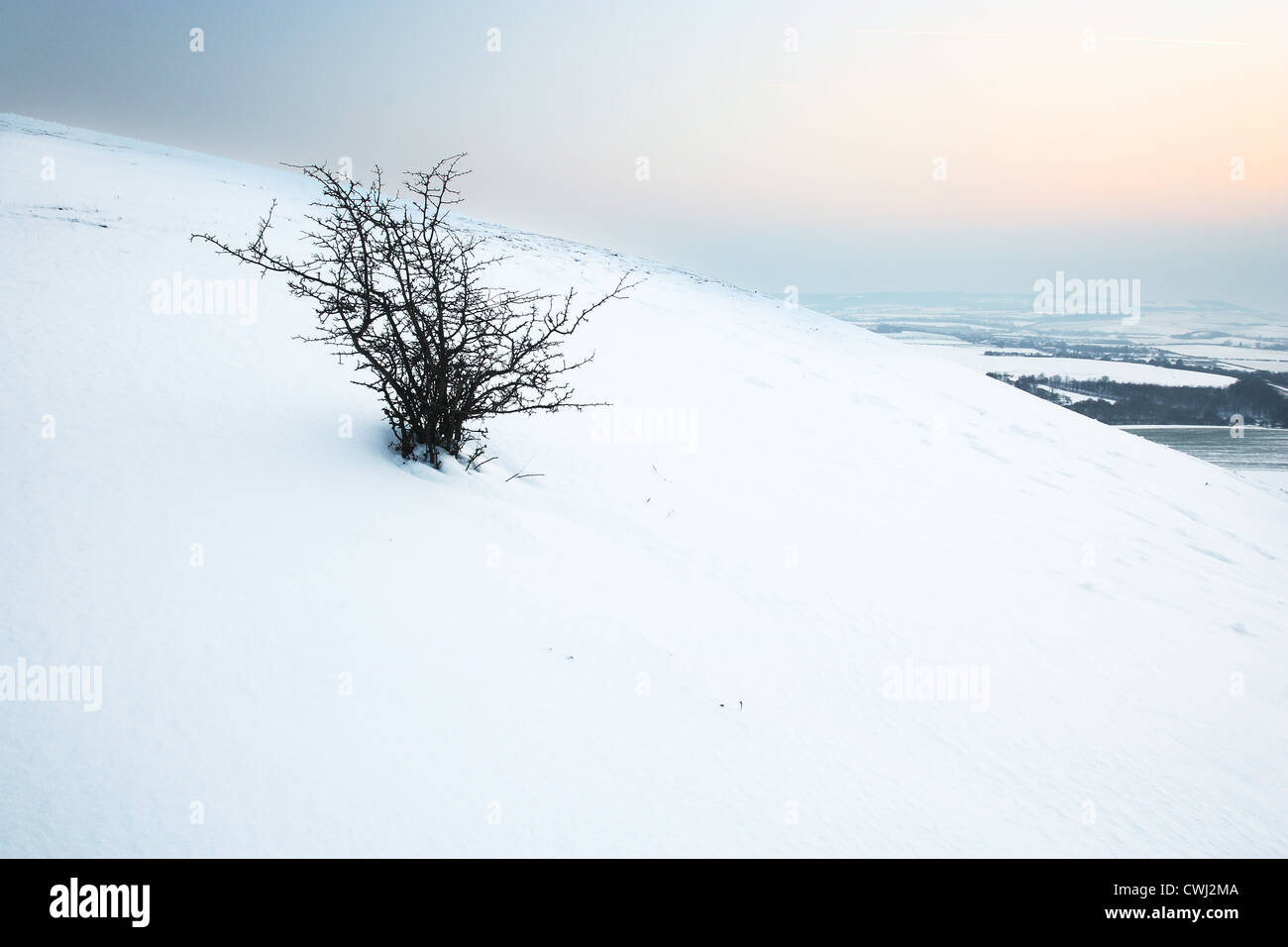 Dunstable downs winter hi-res stock photography and images - Alamy