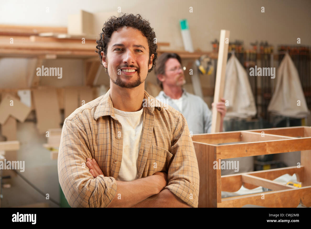 Young native american workers hi-res stock photography and images - Alamy