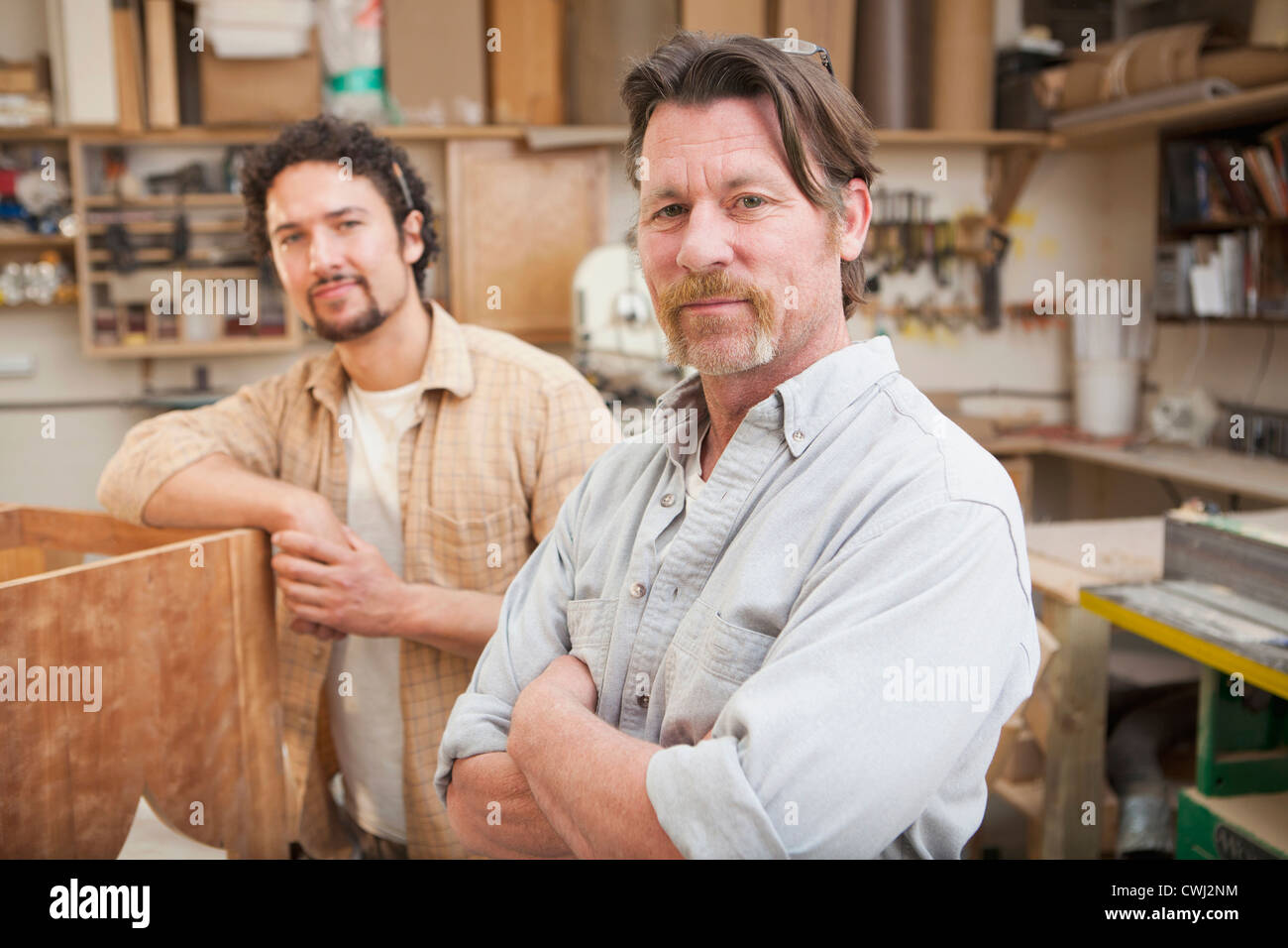 Young native american workers hi-res stock photography and images - Alamy