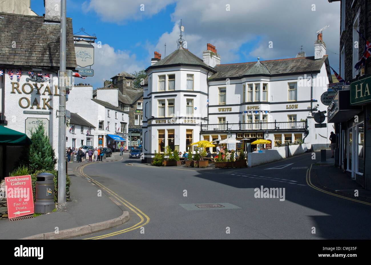 The White Lion Hotel in Ambleside, Lake District National Park, Cumbria ...