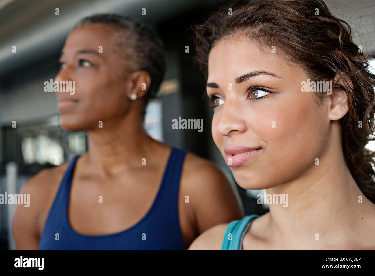 Women in health club Stock Photo - Alamy