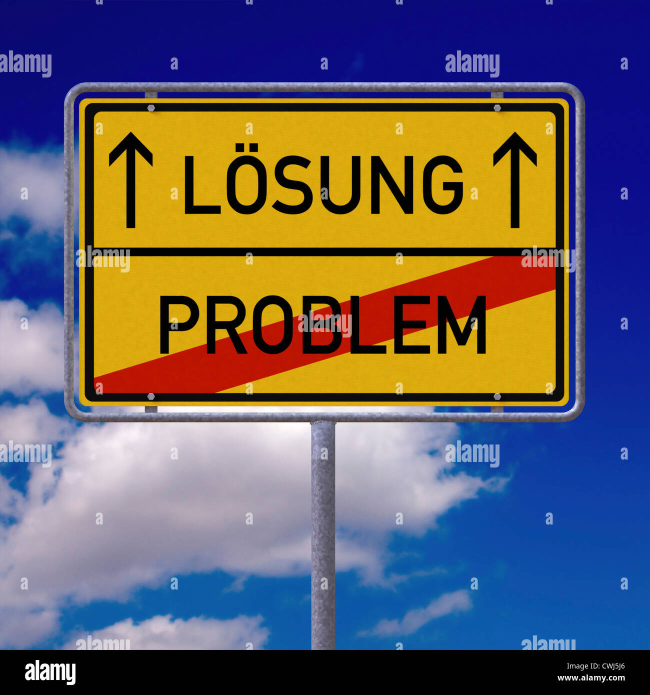 Solution sign hi-res stock photography and images - Alamy
