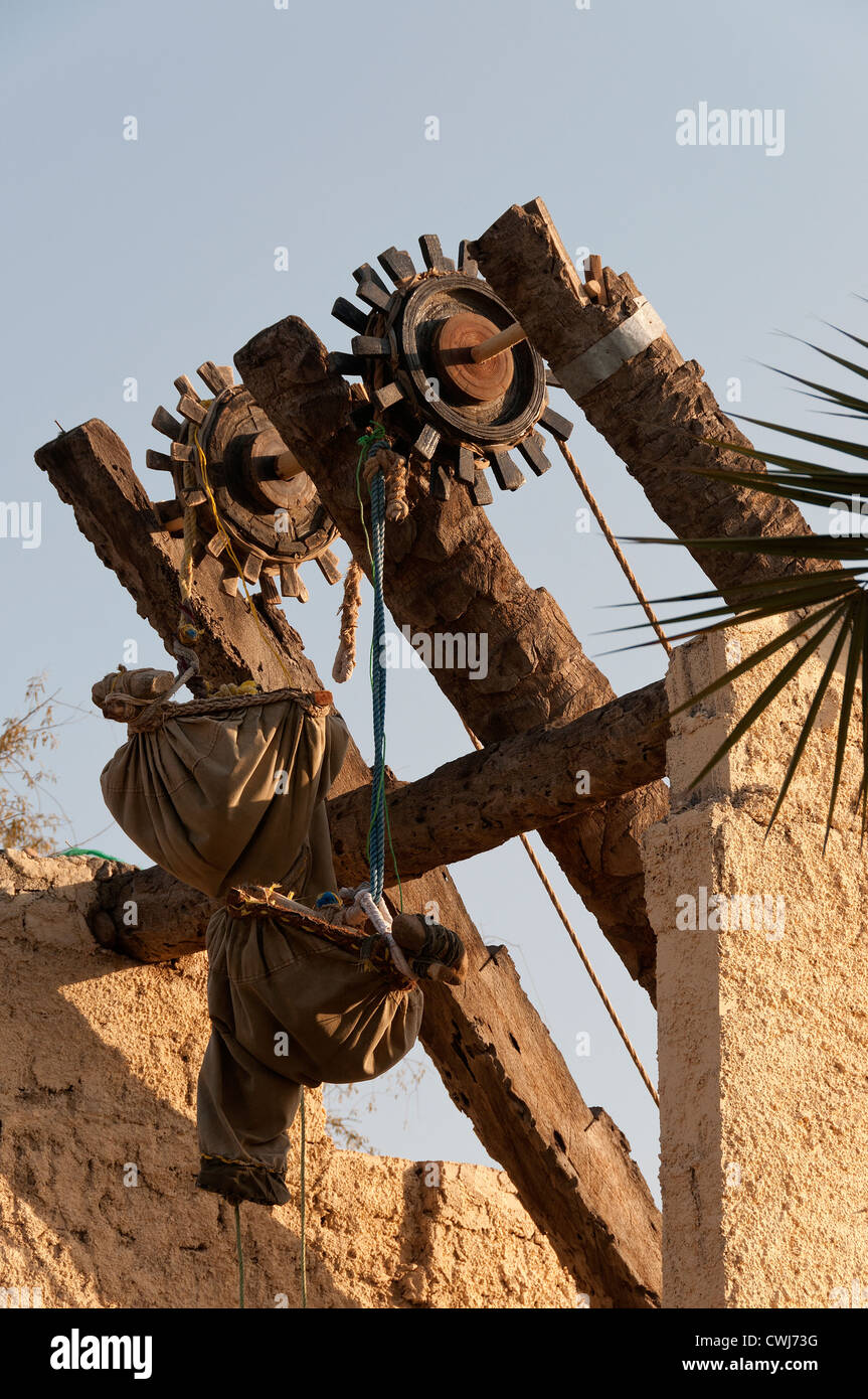 Elk207-1408v Oman, Muscat, Muscat Festival, traditional water well ...