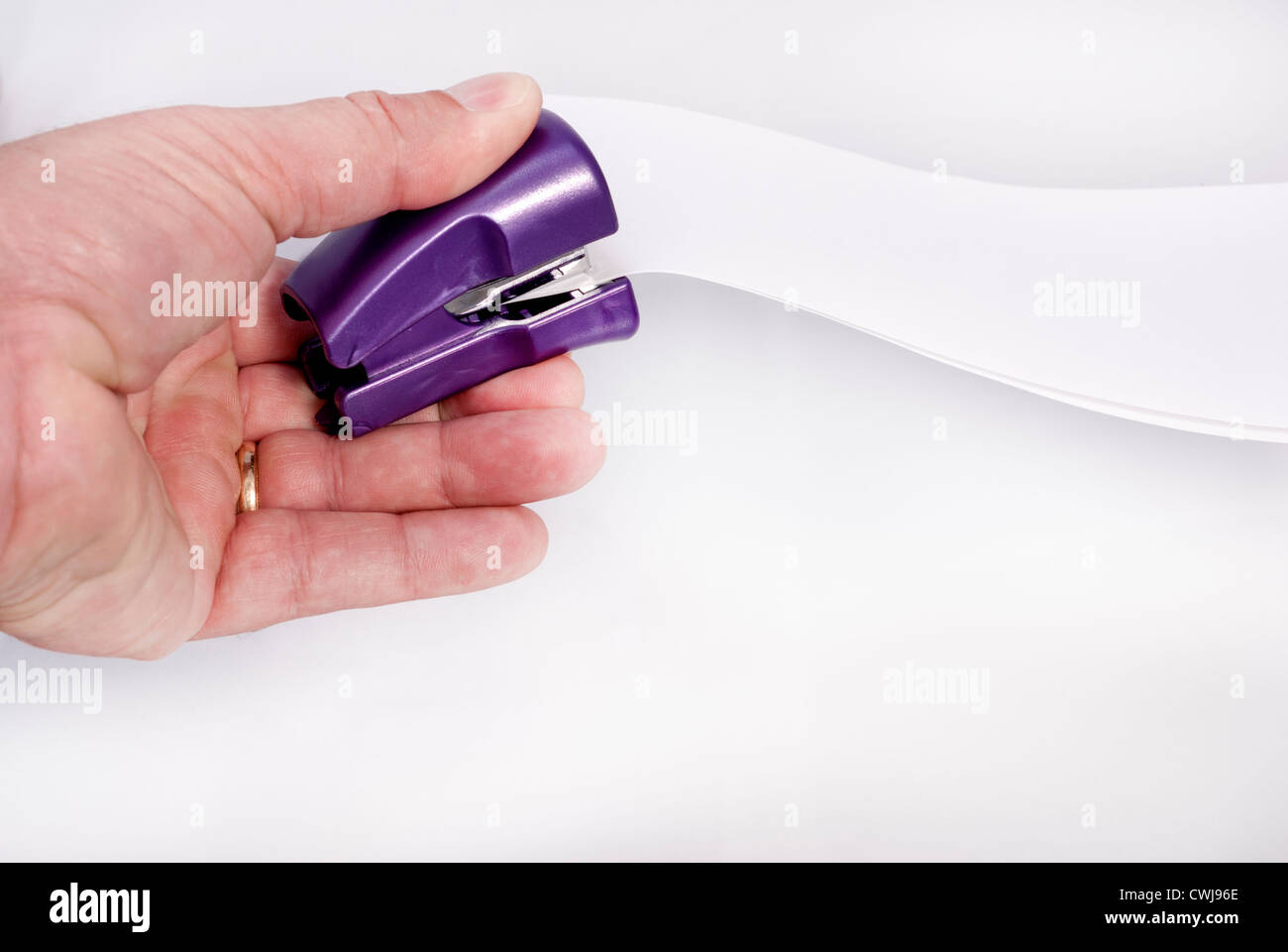 Use a stapler if you want to hold paper together Stock Photo - Alamy
