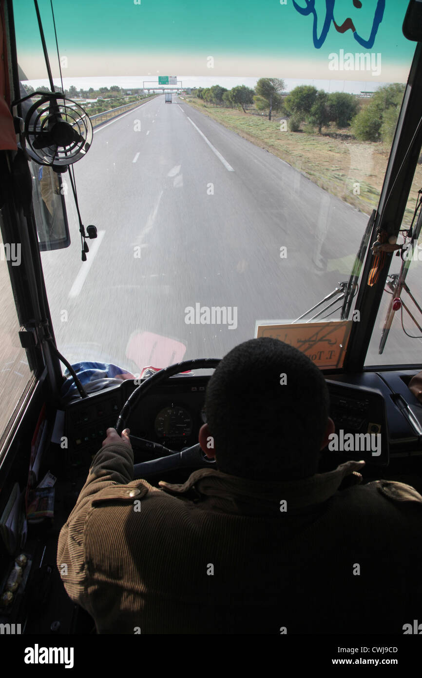 Driving away bus hi-res stock photography and images - Alamy