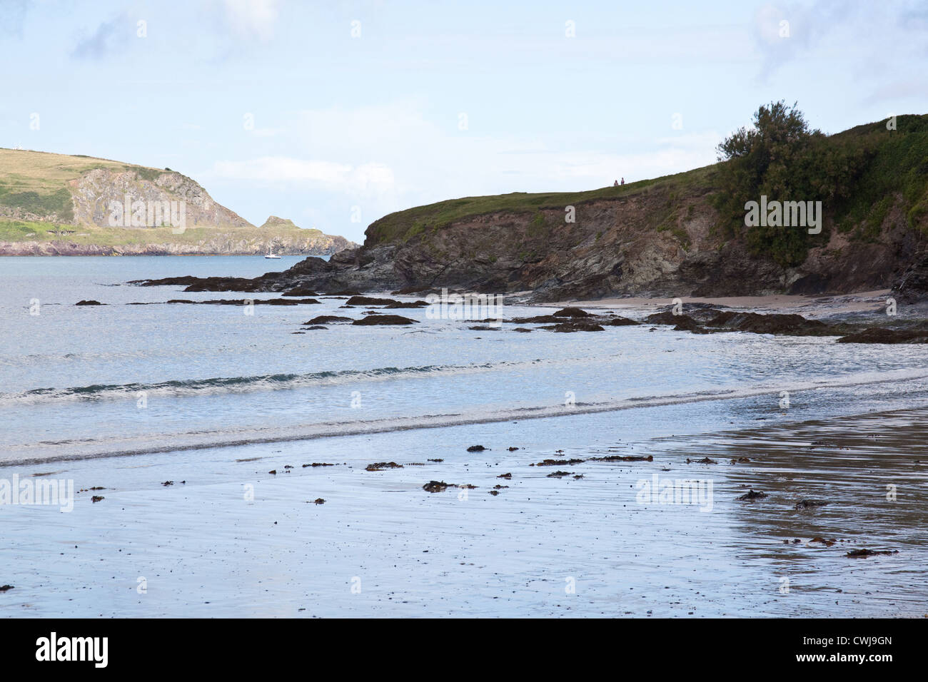 Daymer Bay beach near Rock and Padstow, Cornwall, England, United ...
