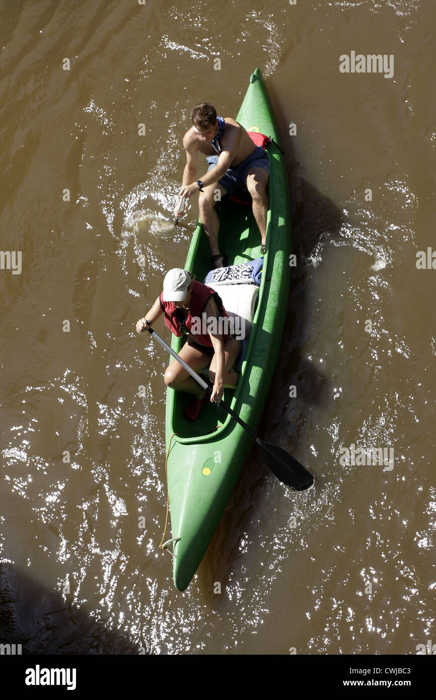 Two 2 person canoe kayak hi-res stock photography and images - Alamy