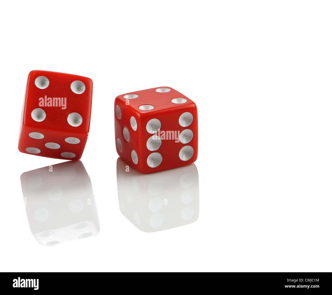 Red and black dice Cut Out Stock Images & Pictures - Alamy