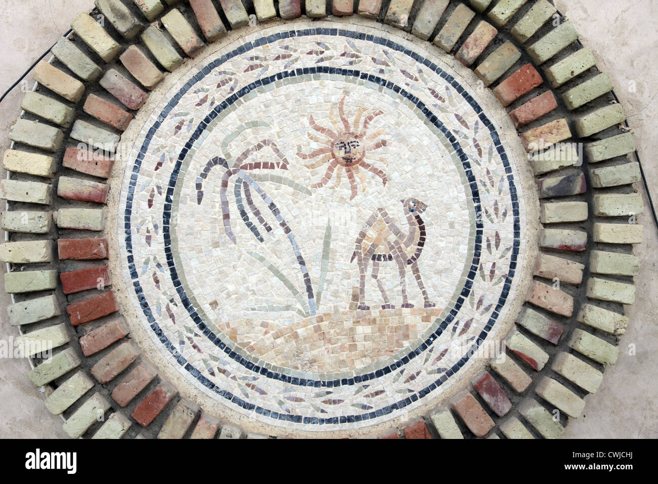 Sun mosaic tiles stone hi-res stock photography and images - Alamy