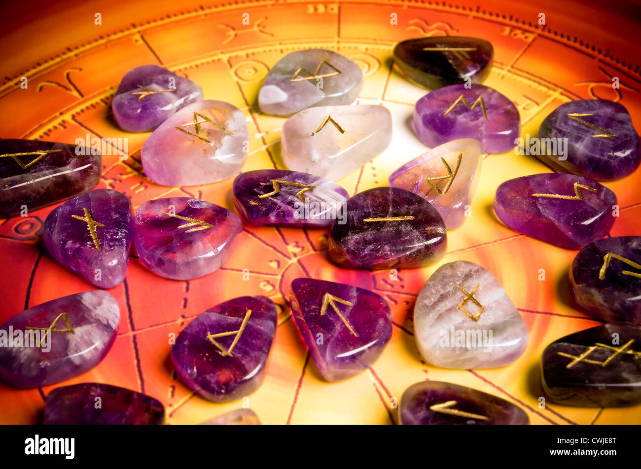 Runes stones hi-res stock photography and images - Alamy