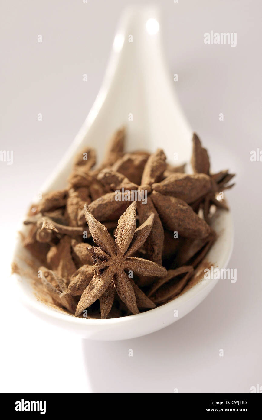 star anise badian Stock Photo - Alamy