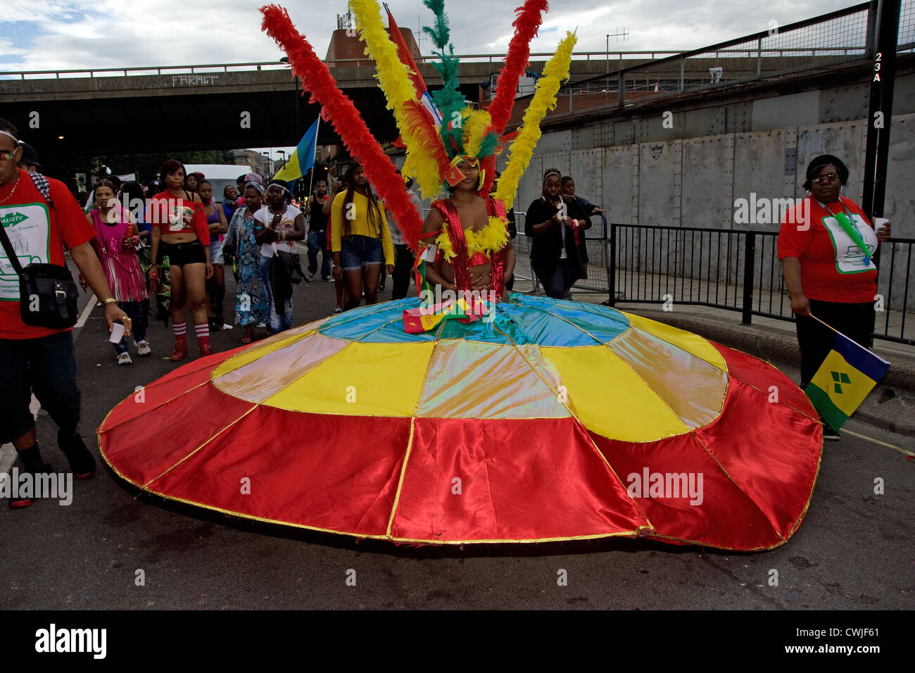 Caribbean carnival dancer feathers fun hi-res stock photography and ...