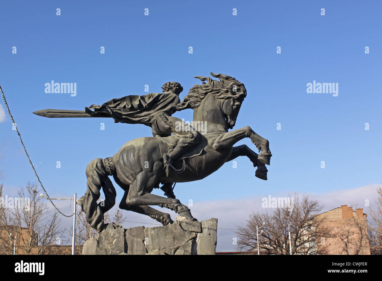 Armenia. Yerevan. Monument to David Sassoon on the Railway Square Stock ...