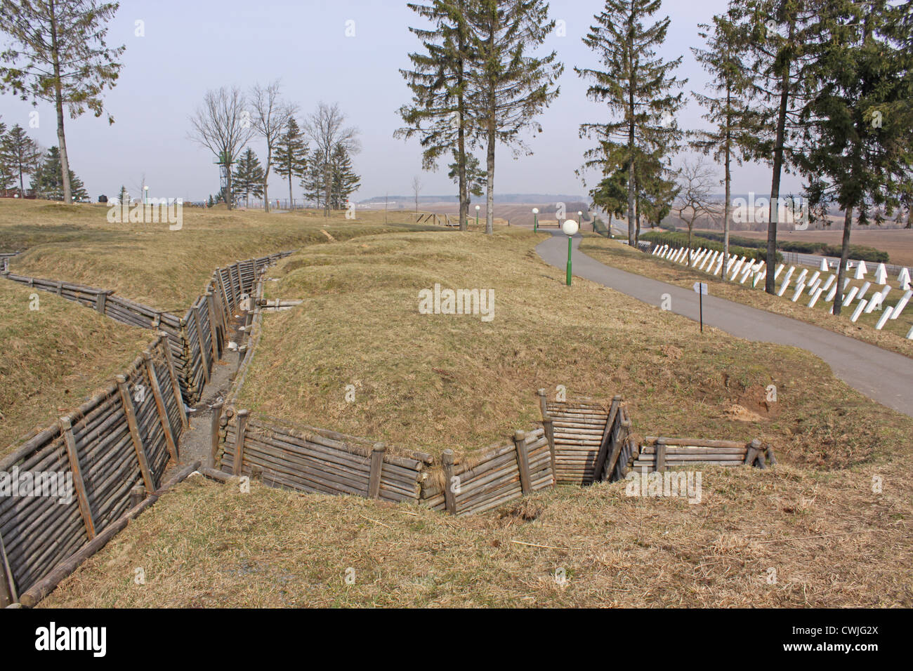 Belarus. Minsk. Historical and Cultural Complex "Stalin Line". Trenches ...
