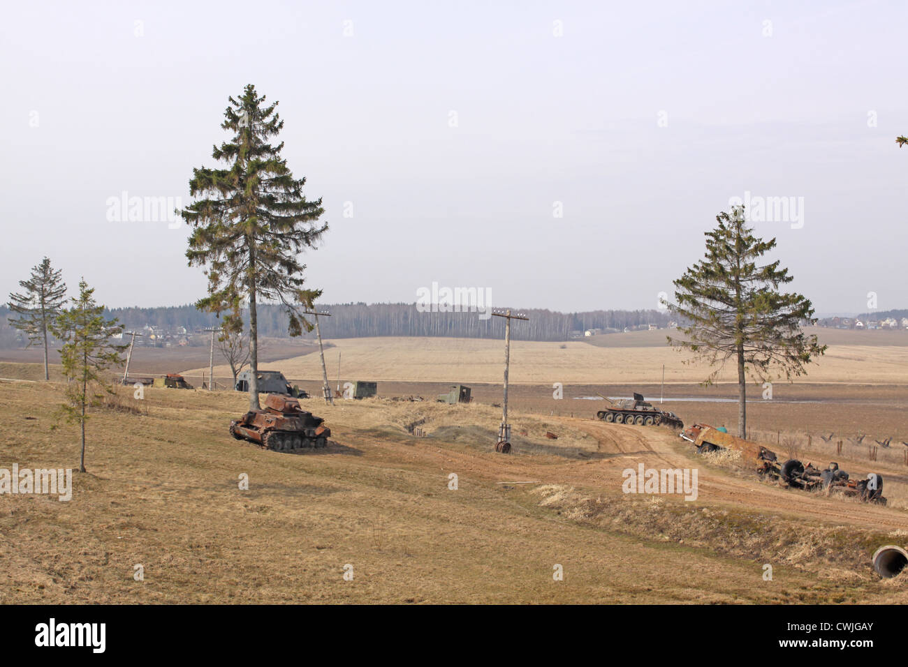 Belarus. Minsk. Historical and Cultural Complex "Stalin Line". attacked ...