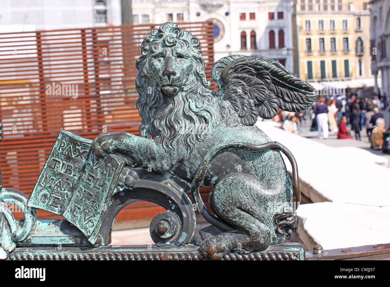 Italy. Venice. The winged lion - the symbol of the city Stock Photo - Alamy